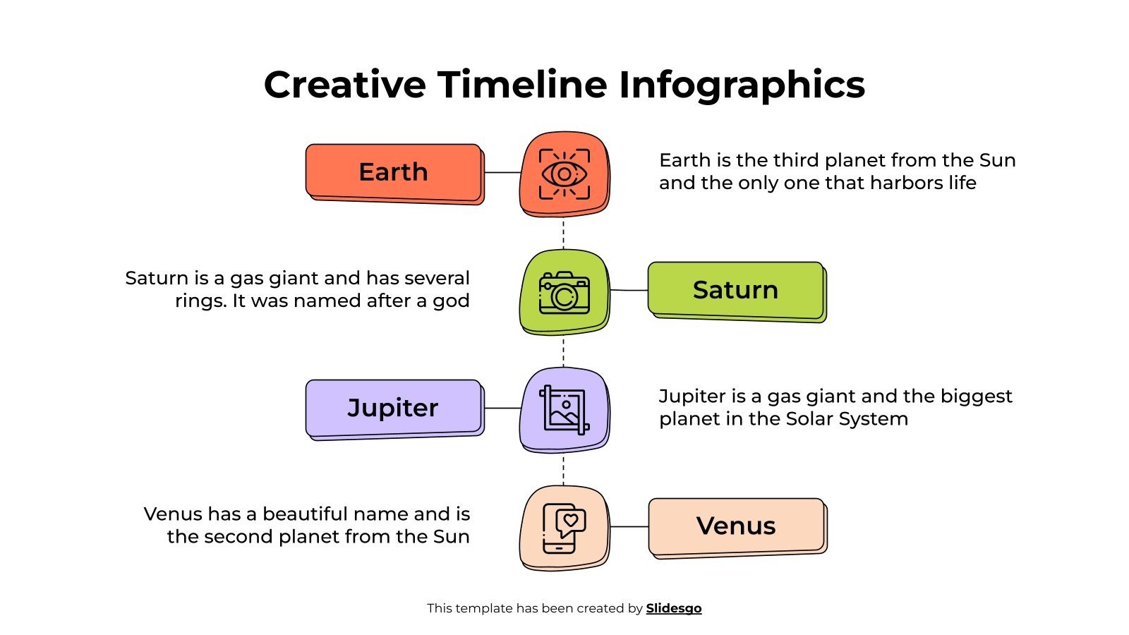 Creative Timeline Infographics Template