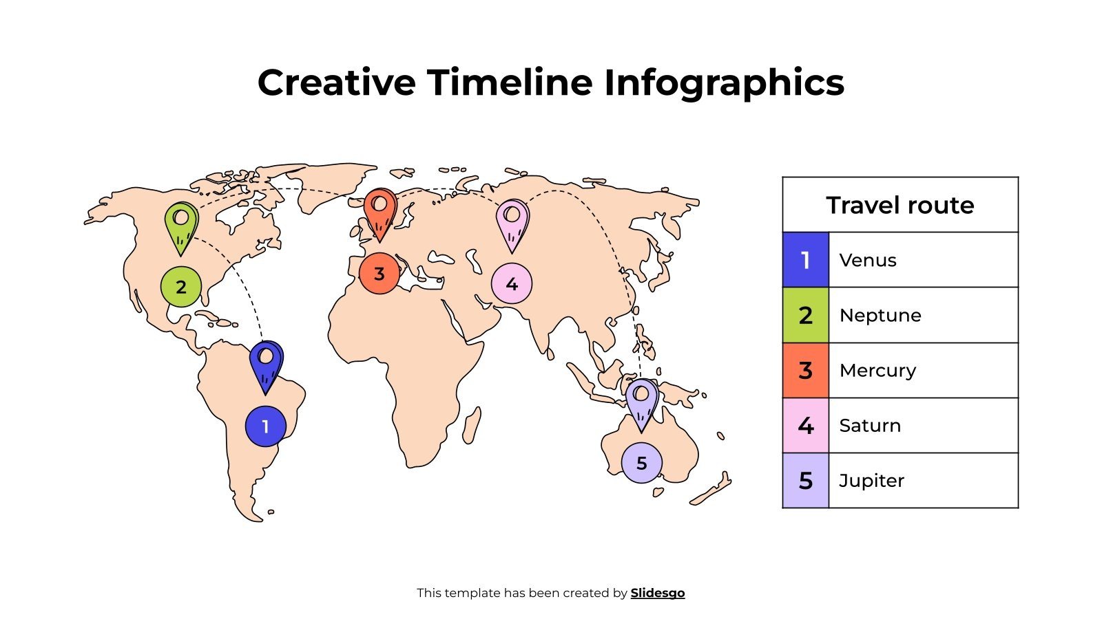 Creative Timeline Infographics Template