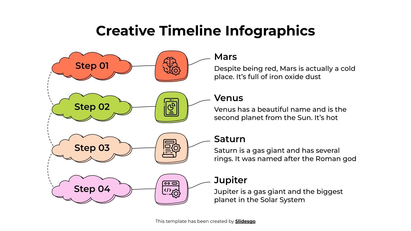 Creative Timeline Infographics Template