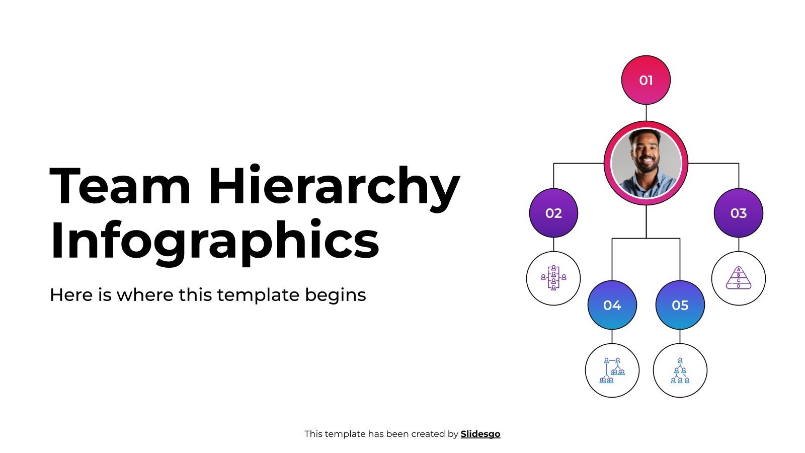 Team Hierarchy Inforgraphics Template