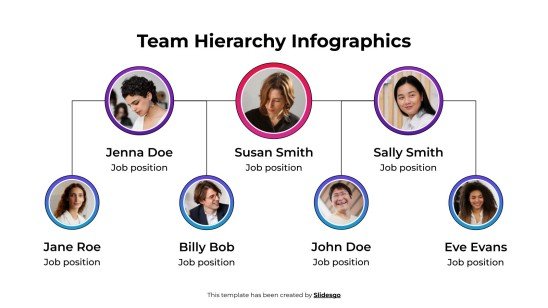 Team Hierarchy Inforgraphics Template