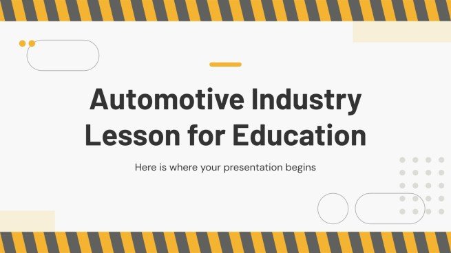 Automotive Industry Lesson for Education Presentation