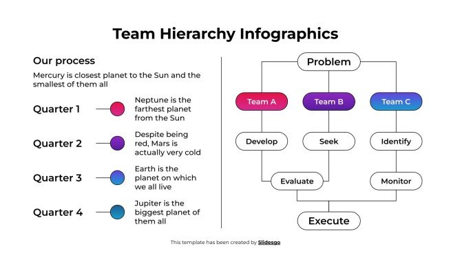 Team Hierarchy Inforgraphics Template