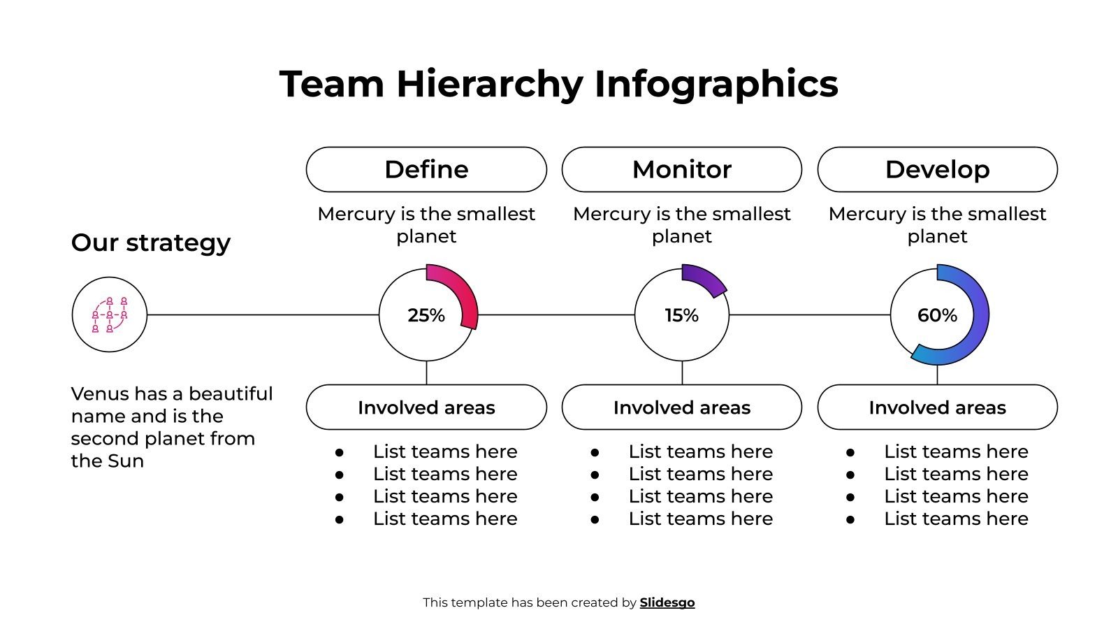 Team Hierarchy Inforgraphics Template