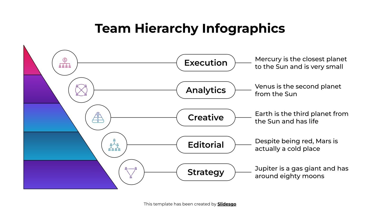 Team Hierarchy Inforgraphics Template