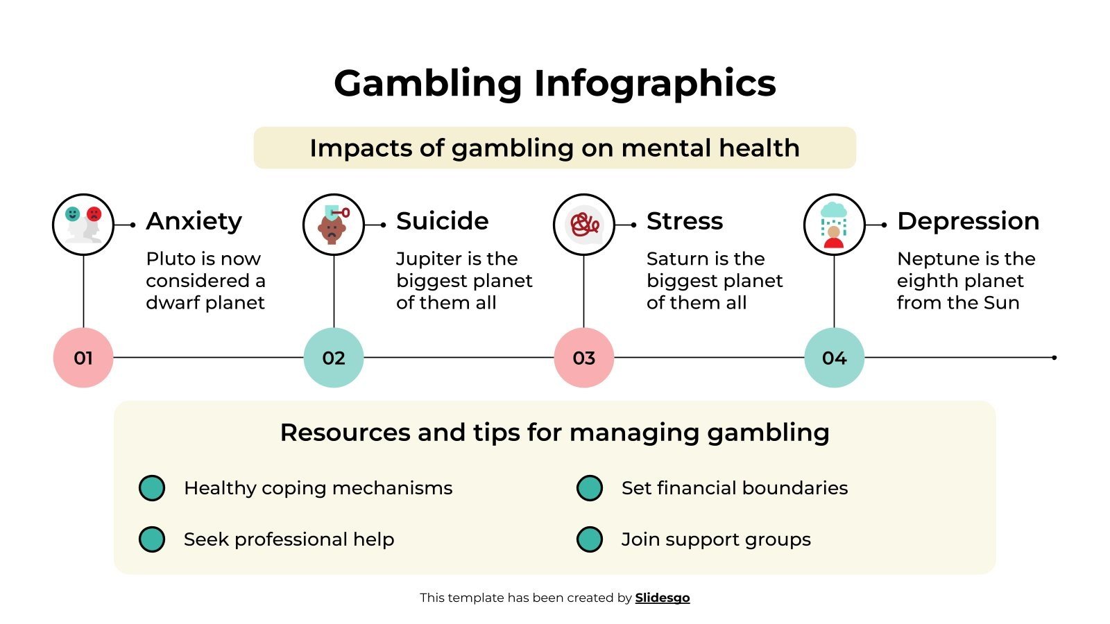 Gambling Infographics Template
