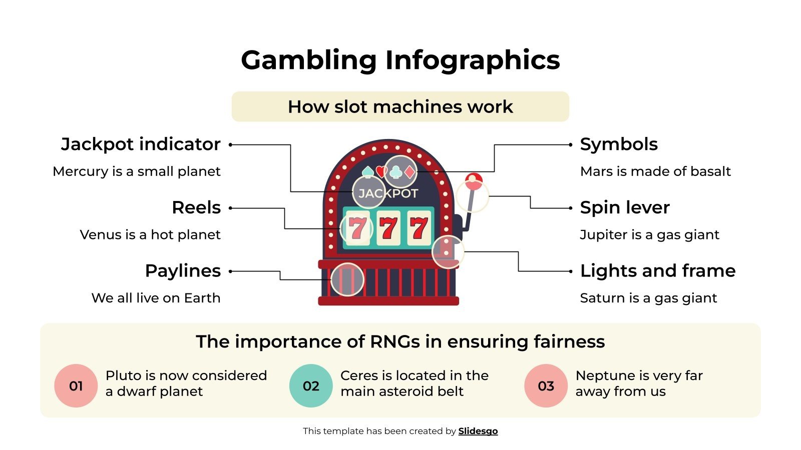 Gambling Infographics Template