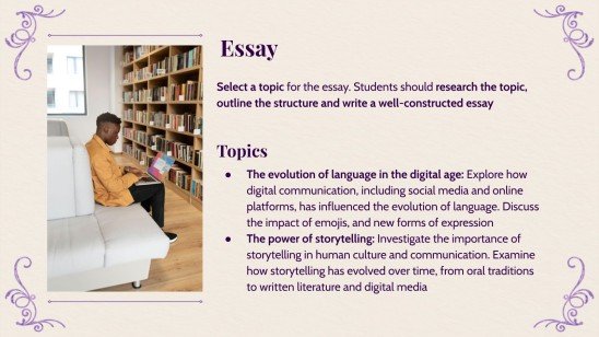 English Literature Class Presentation