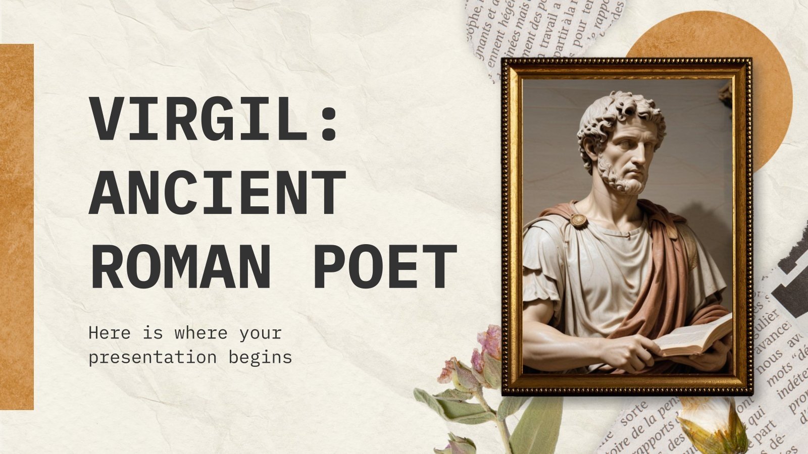 Virgil - Ancient Roman Poet Presentation Template