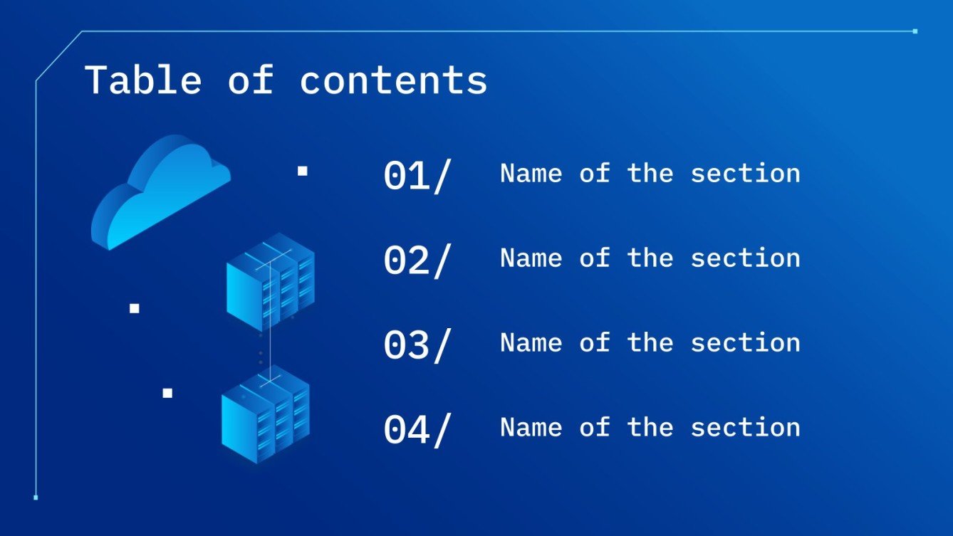 Cloud Computing Theme for Business Presentation
