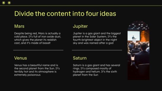 Conference Style Presentation for Marketing Presentation