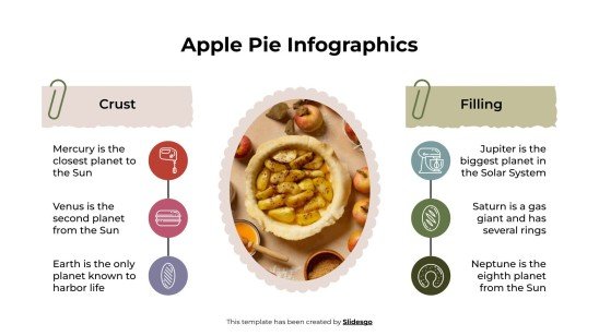 Apple Pie Infographics Template
