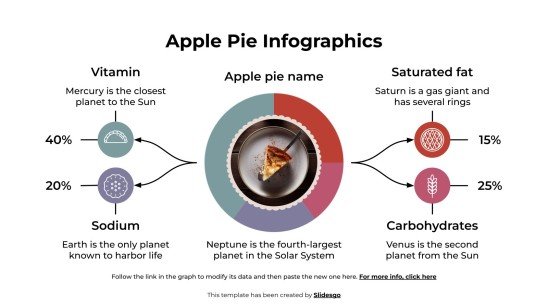 Apple Pie Infographics Template