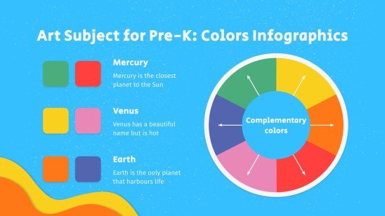 Art Subject for Pre-K: Colors Infographics Presentation