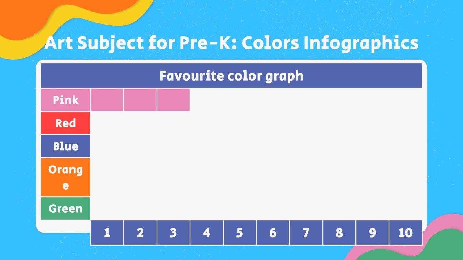 Art Subject for Pre-K: Colors Infographics Presentation