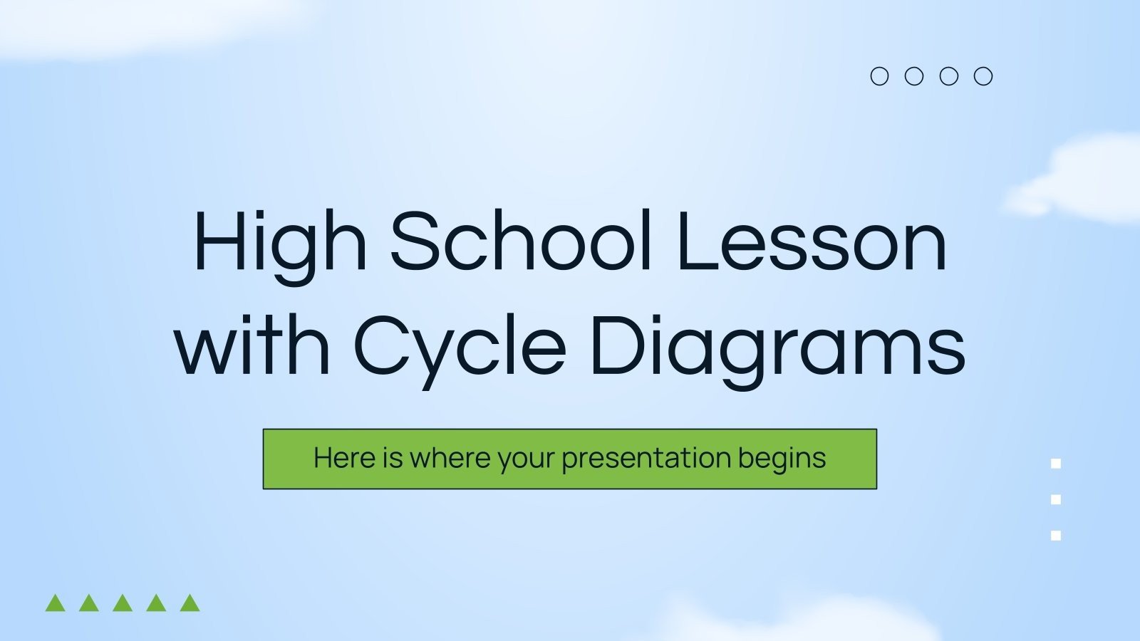 High School Lesson with Cycle Diagrams Presentation