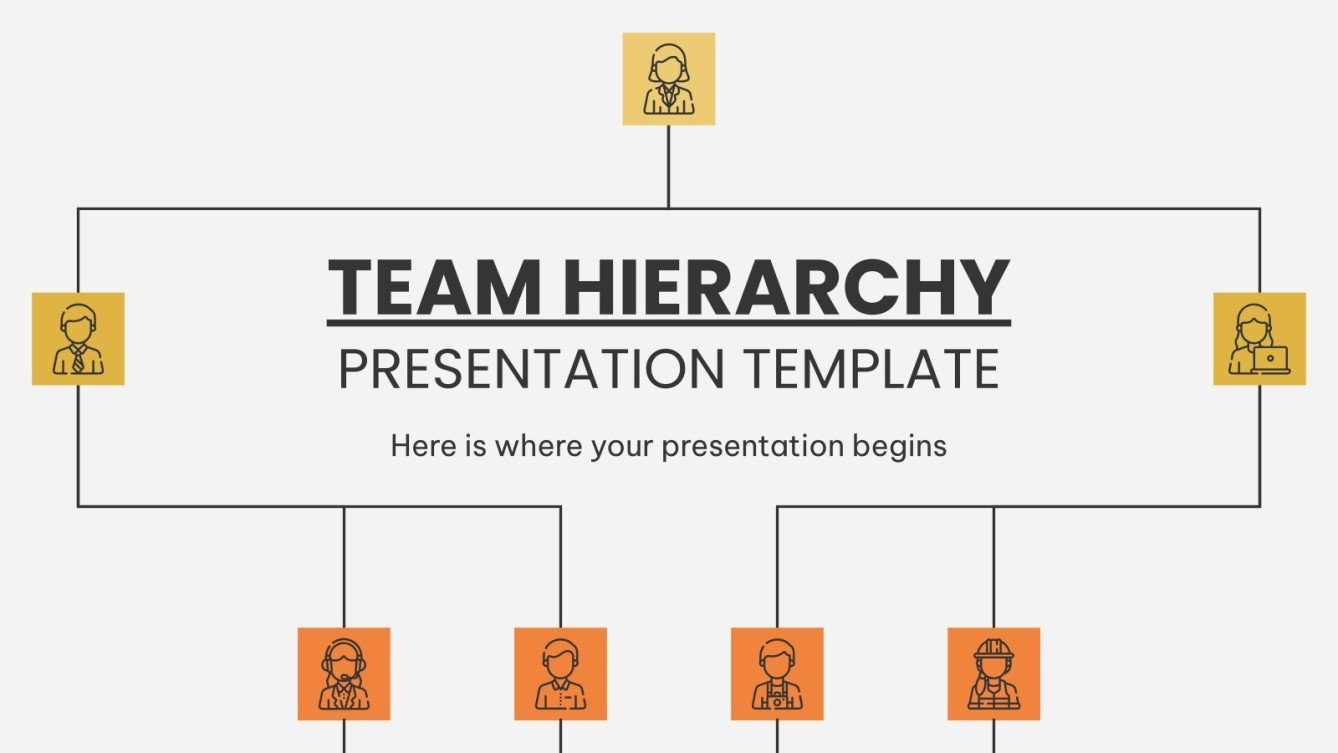 Team Hierarchy Presentation Template Presentation
