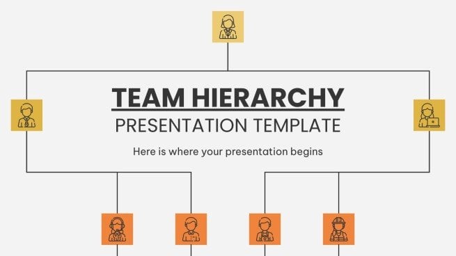 Team Hierarchy Presentation Template Presentation