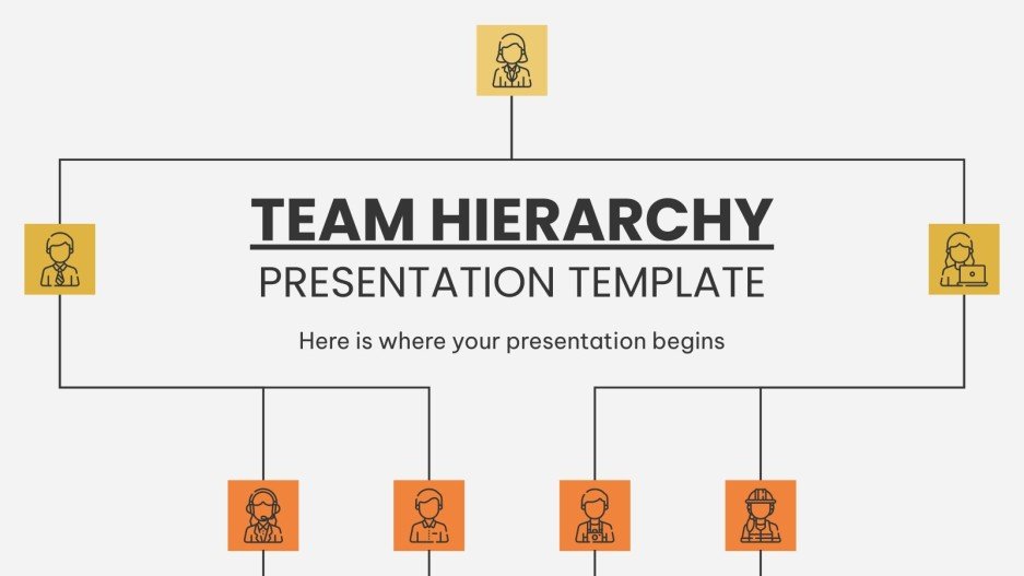 Team Hierarchy Presentation Template Presentation