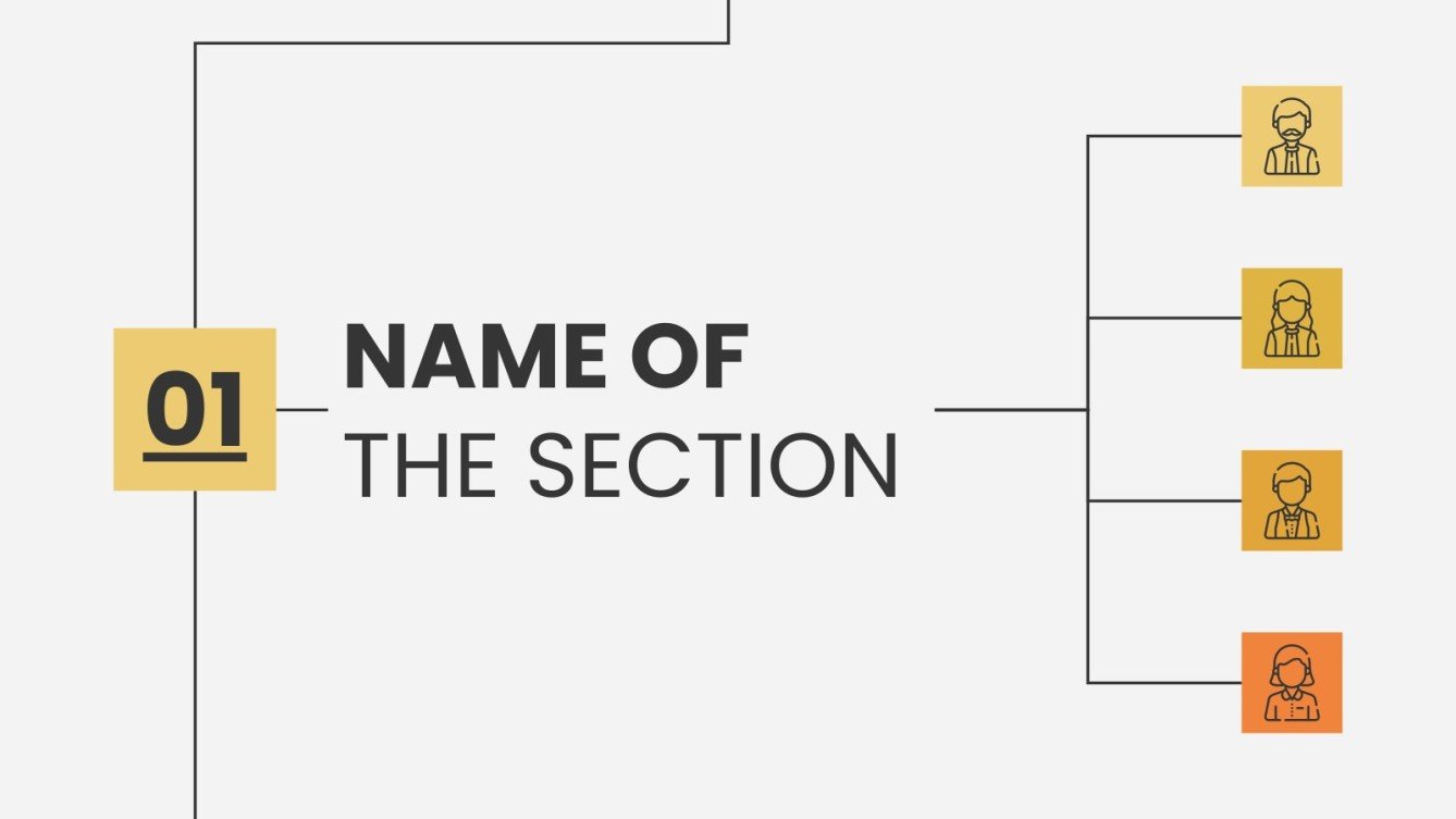 Team Hierarchy Presentation Template Presentation