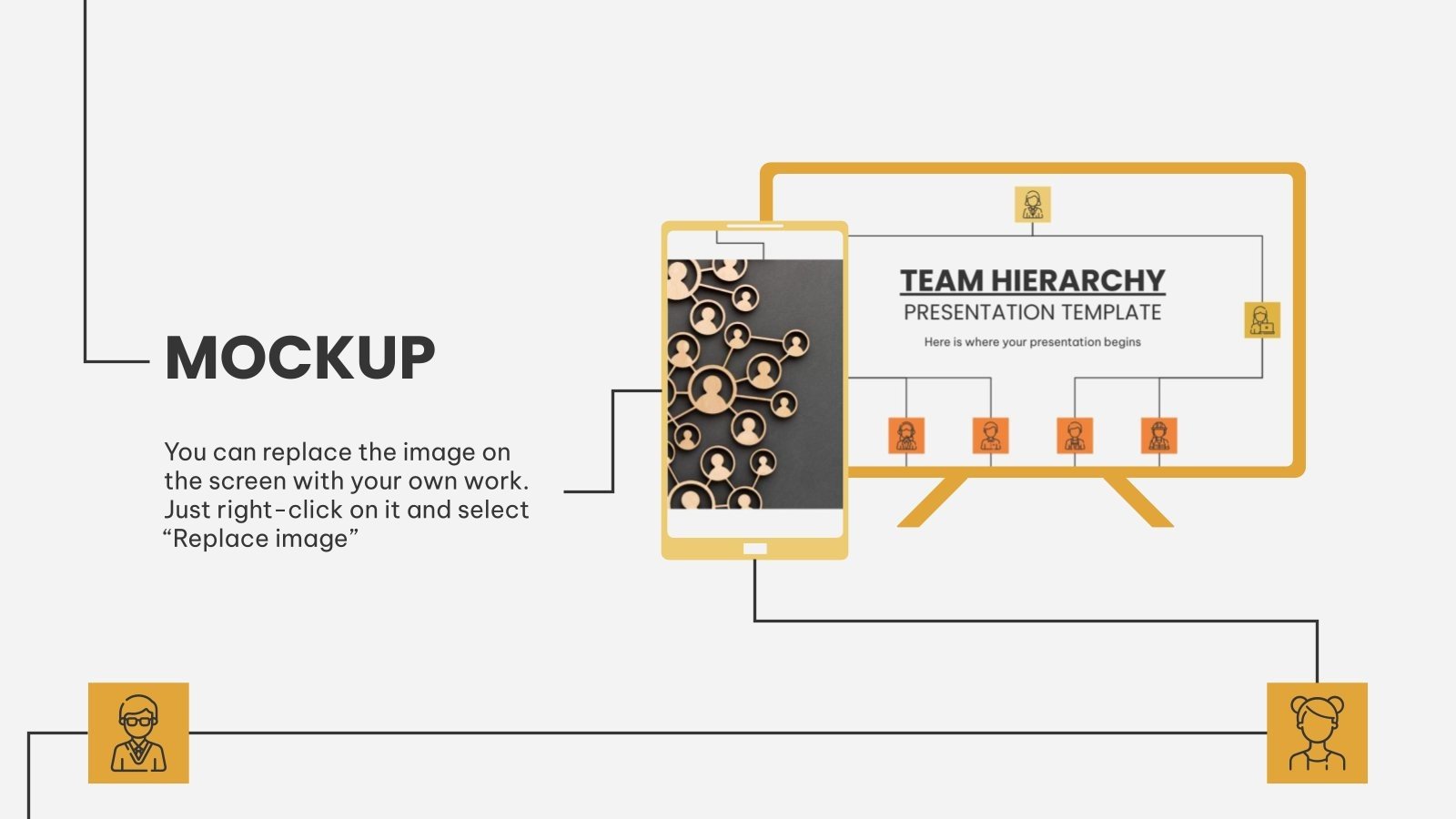 Team Hierarchy Presentation Template Presentation