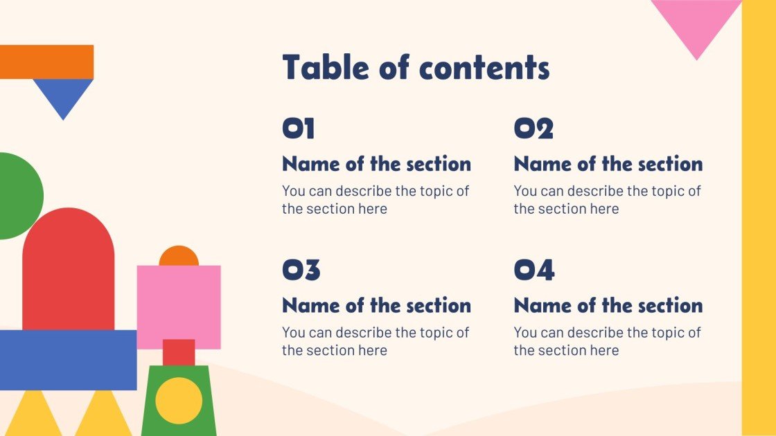 Building Blocks Theme for Kids Presentation