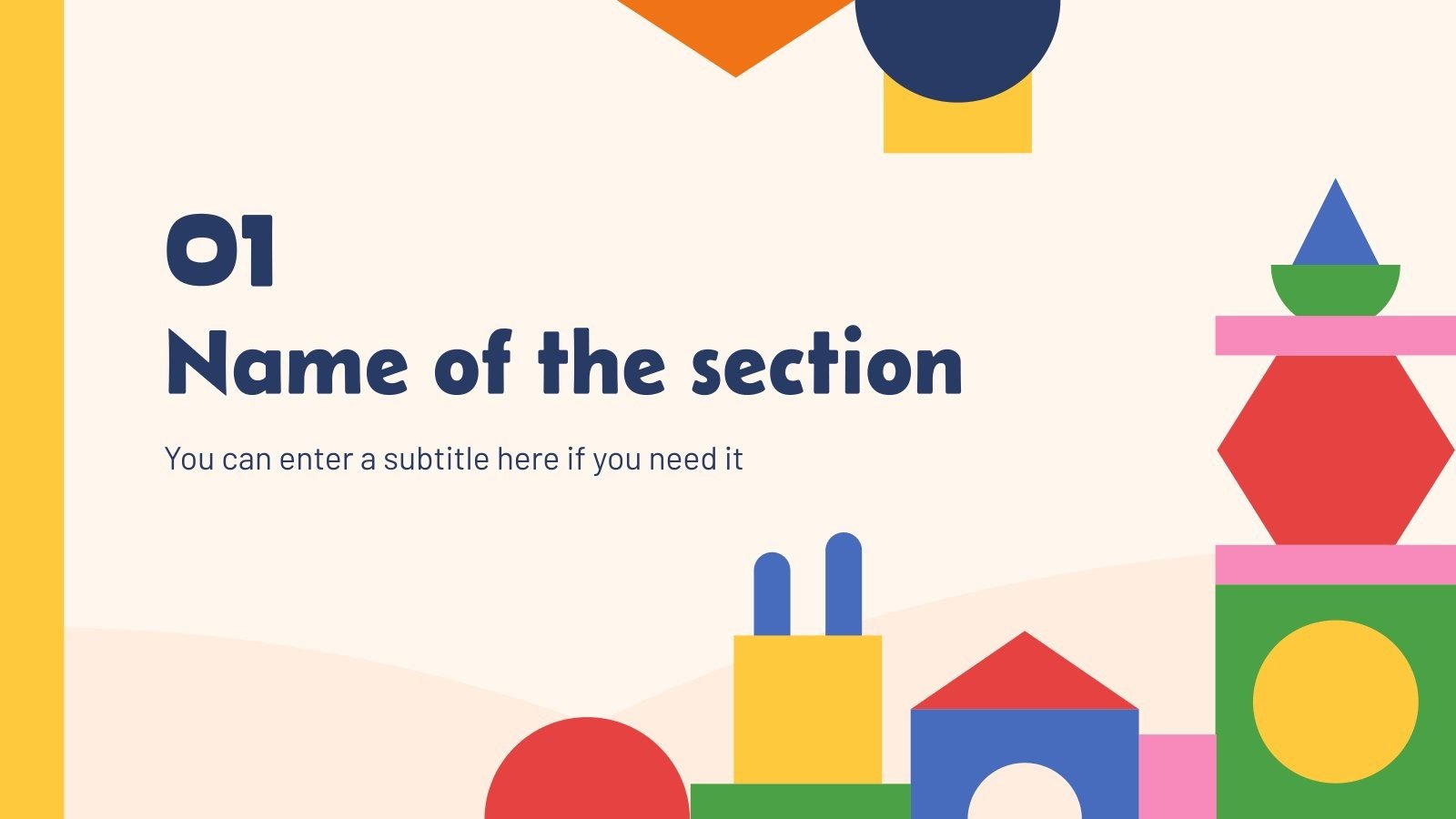 Building Blocks Theme for Kids Presentation