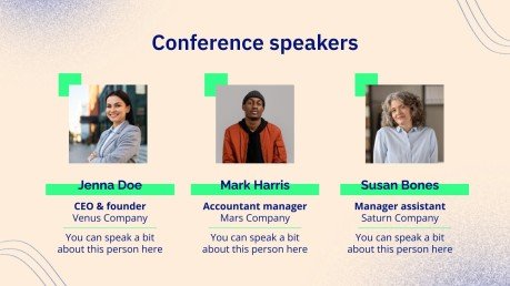 Conference Style Presentation for a Marketing Plan