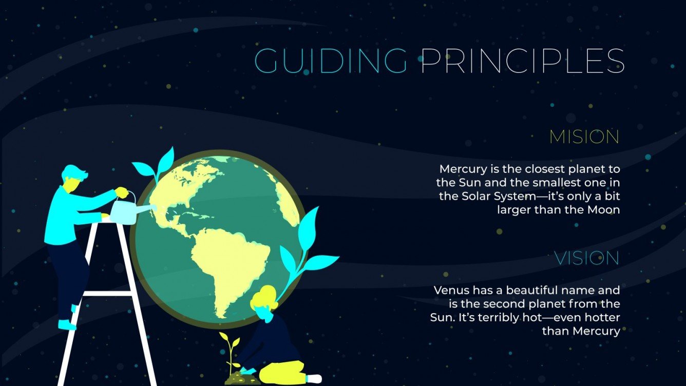 Earth Hour Social Media Google Slides and PowerPoint Template