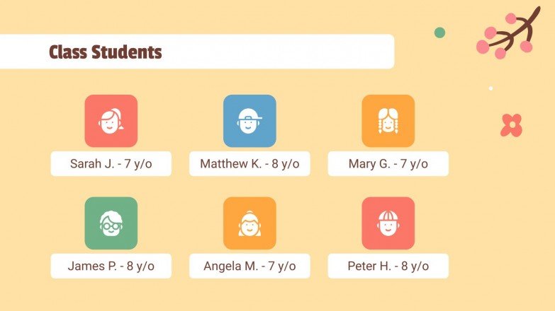 Second Grade Weekly Planner Google Slides & PPT template