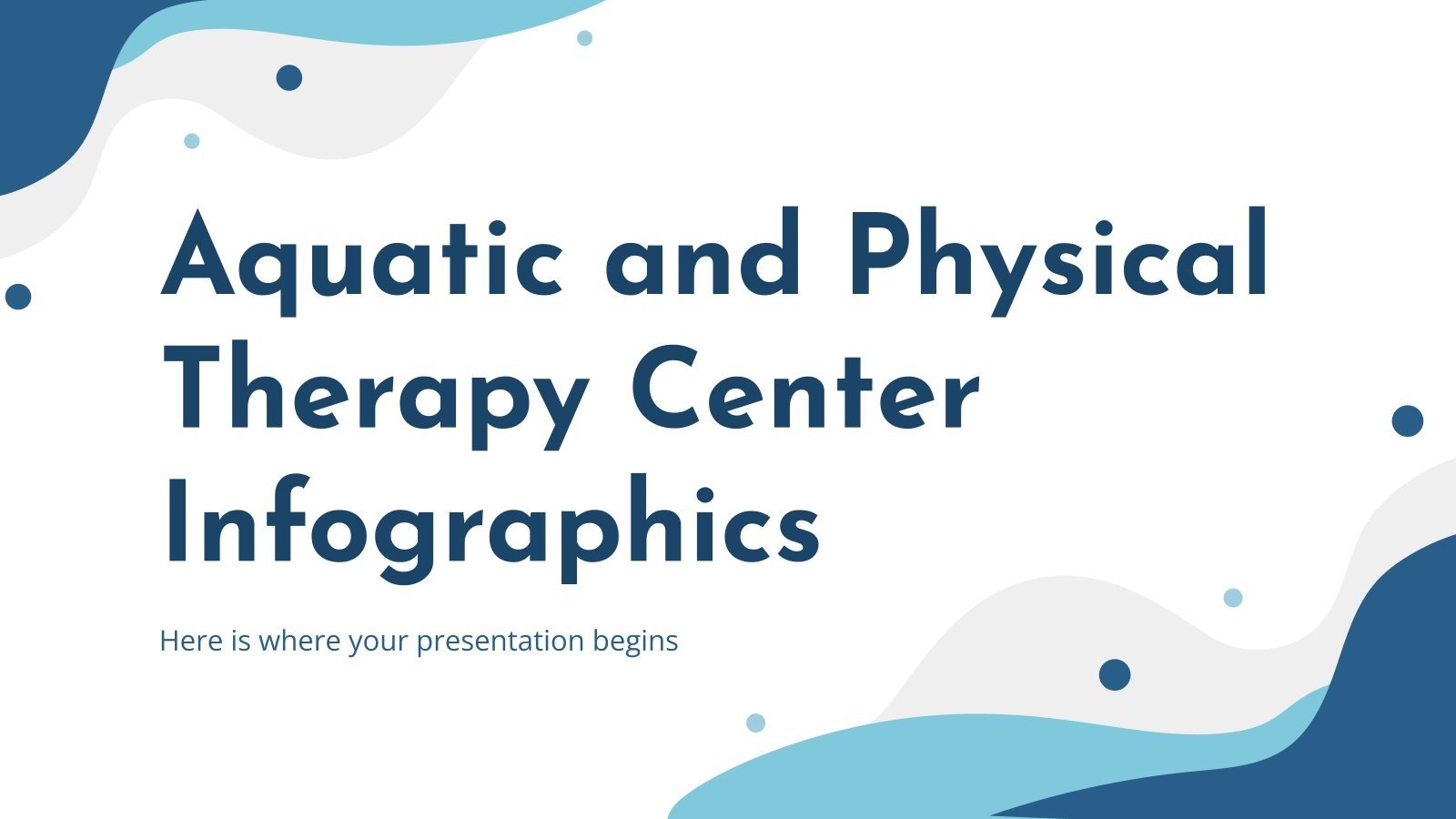 Aquatic and Physical Therapy Center Infographics Template