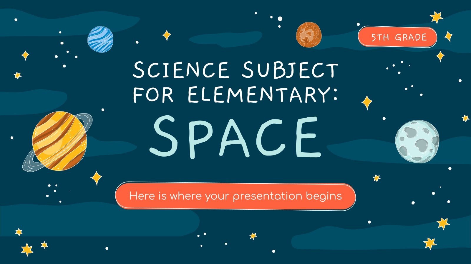 Science Subject for Elementary - 5th Grade: Space
