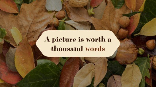 Autumn Landscapes Theme for Social Media Presentation