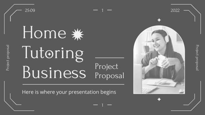 Home Tutoring Business Project Proposal Presentation