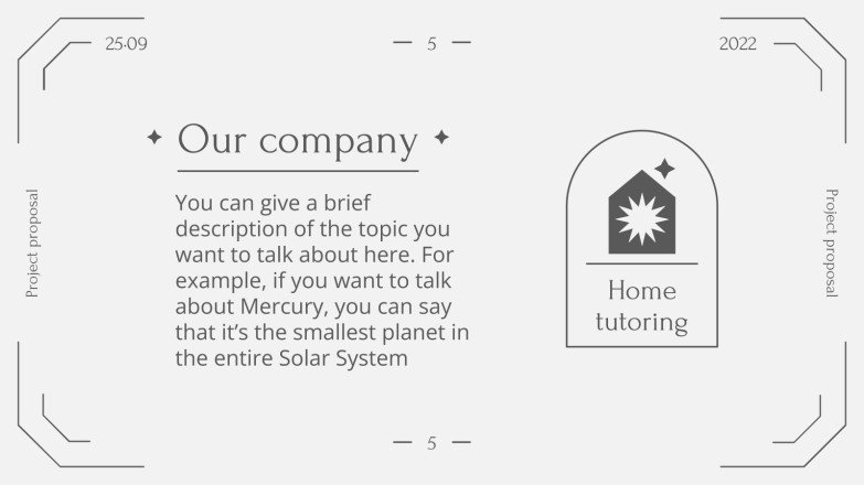 Home Tutoring Business Project Proposal Presentation