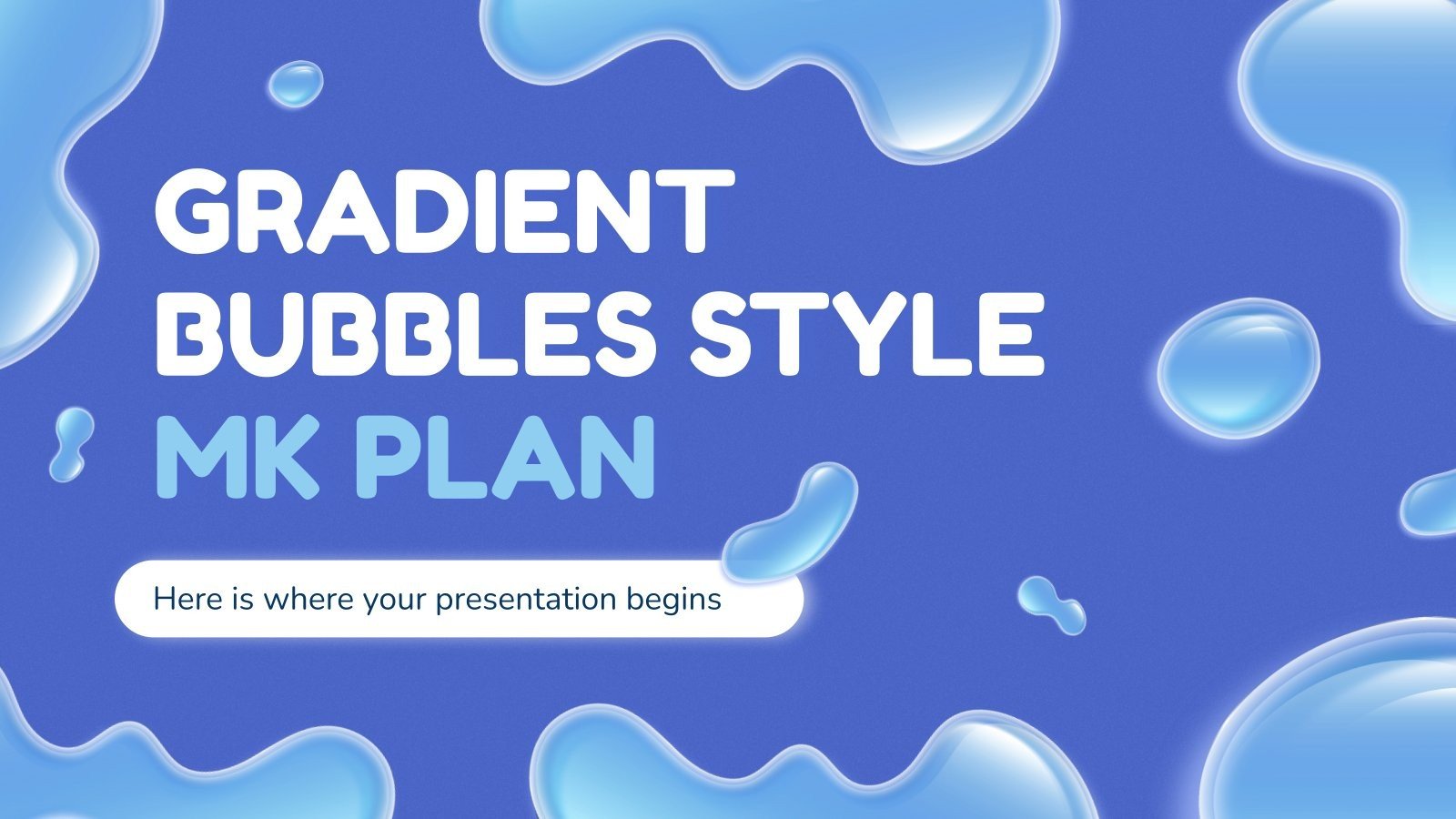 Gradient Bubbles Style MK Plan Presentation