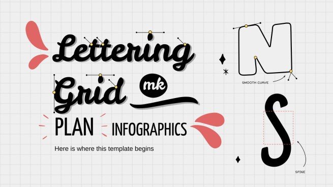 Lettering Grid MK Plan Template
