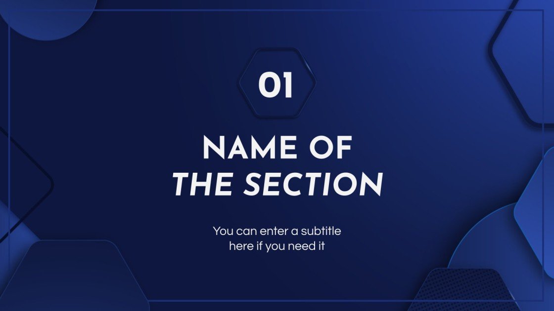 Blue Slideshow Presentation