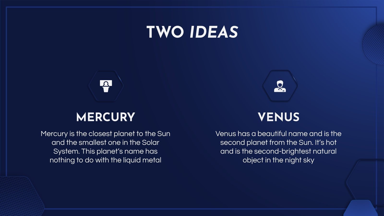 Blue Slideshow Presentation