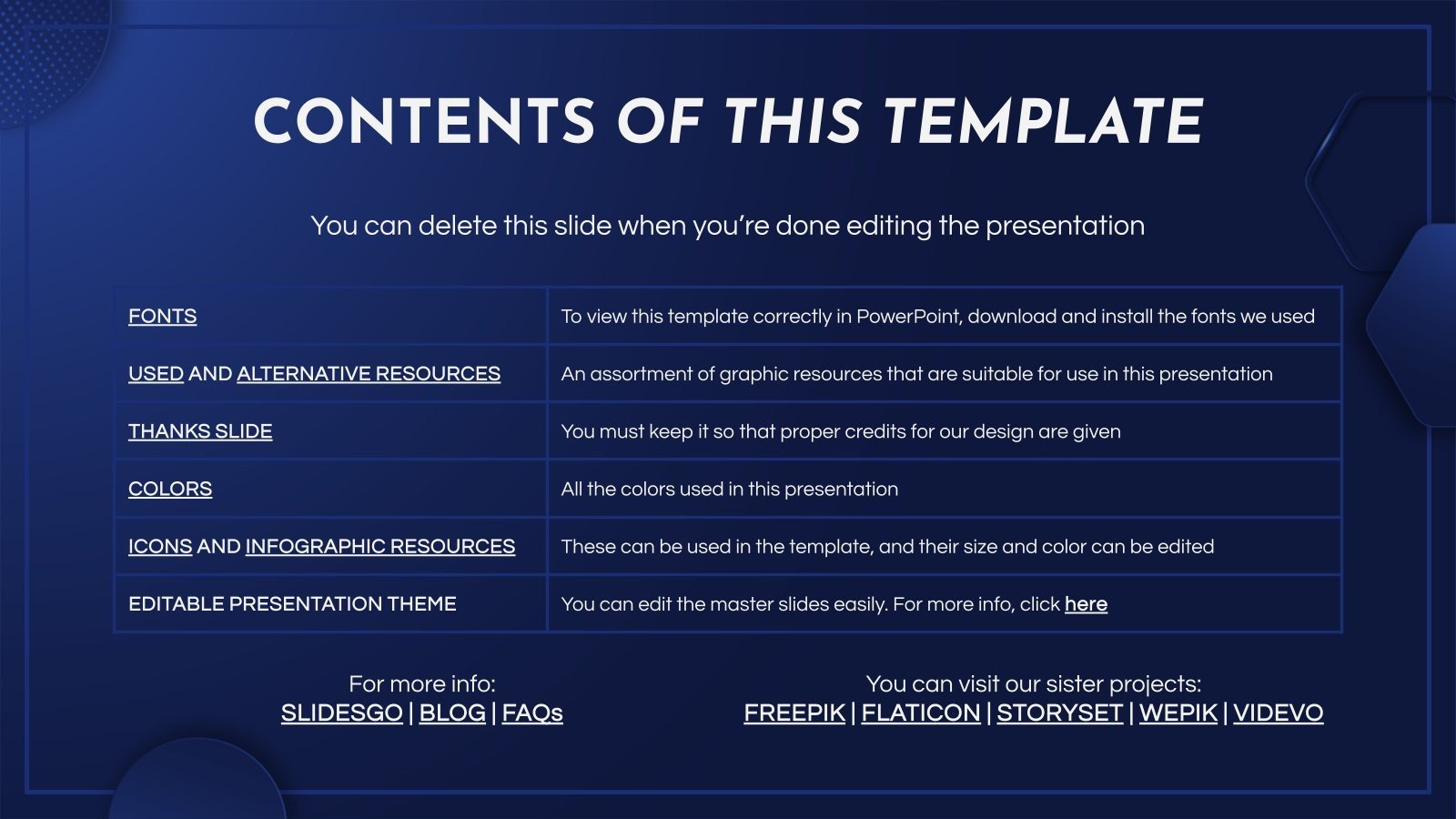 Blue Slideshow Presentation