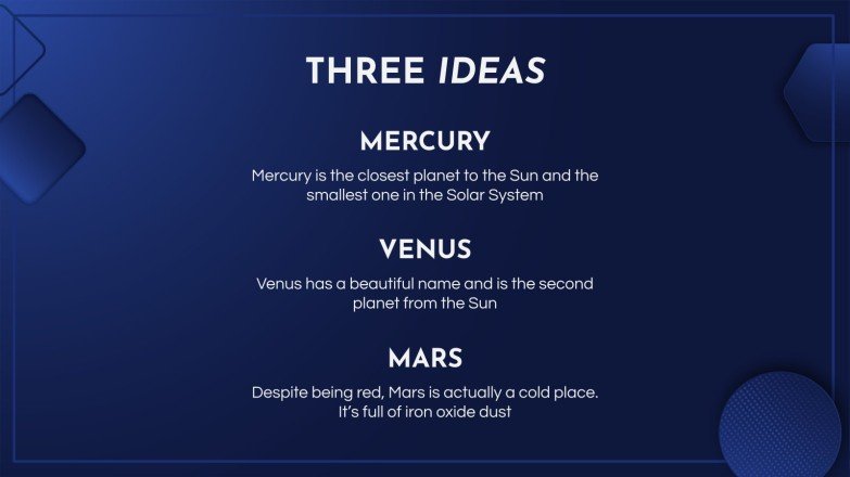 Blue Slideshow Presentation