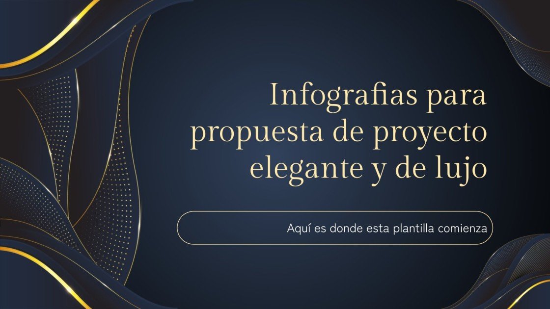 Plantillas en color dorado para Google Slides y PowerPoint