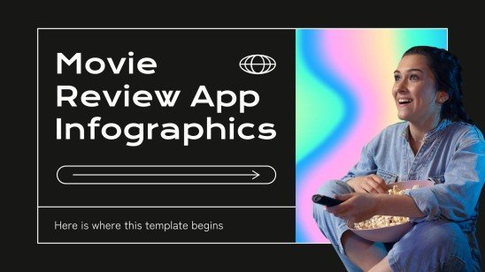 Movie Review App Infographics Template