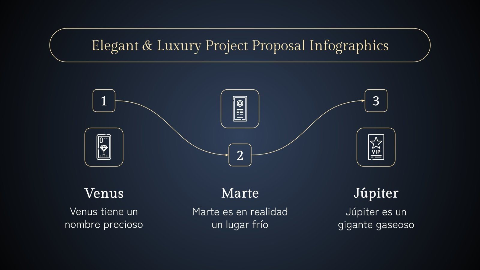 Elegant & Luxury Project Proposal Infographics Template