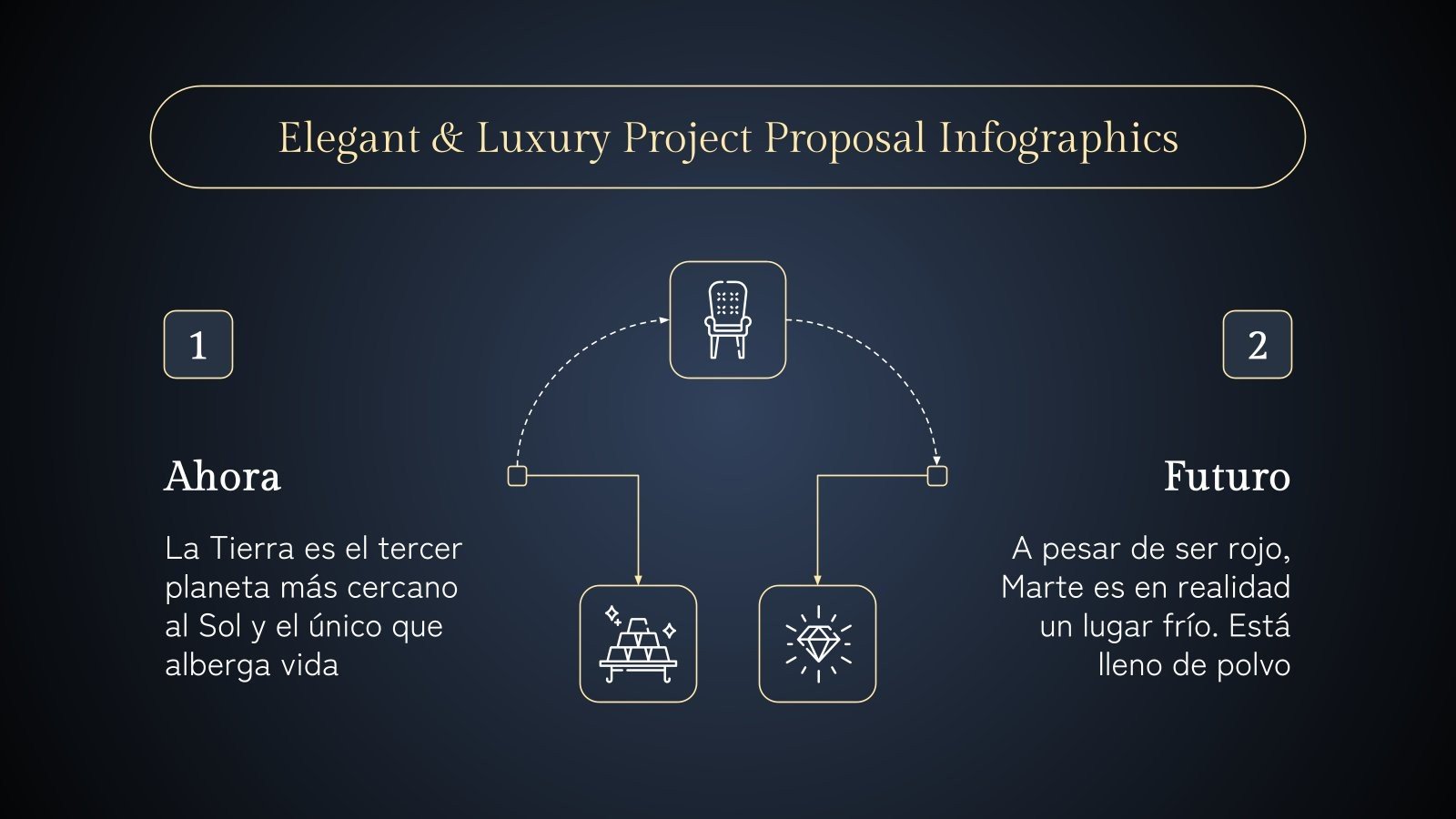 Elegant & Luxury Project Proposal Infographics Template