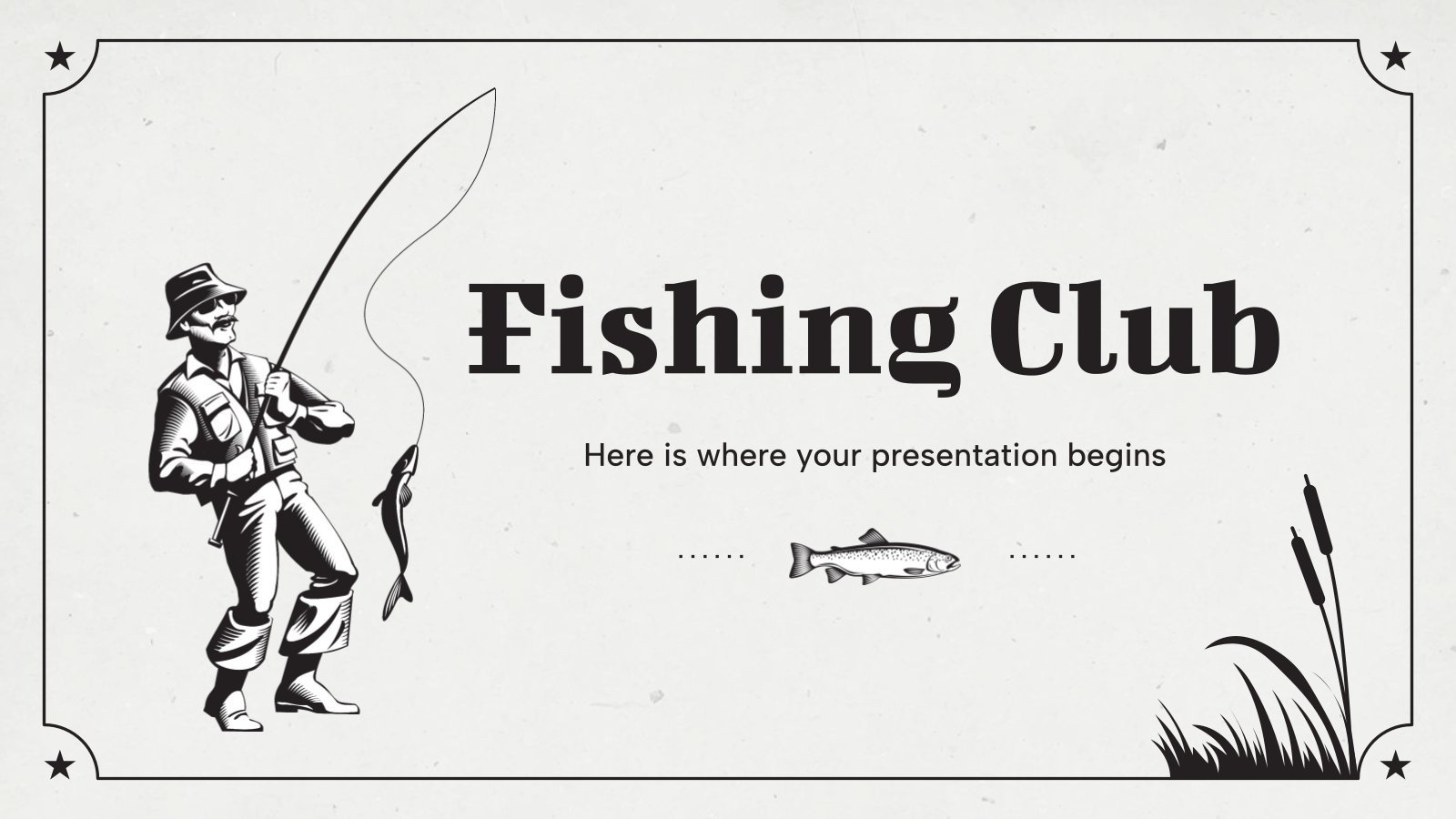 Templates about fish for Google Slides and PowerPoint