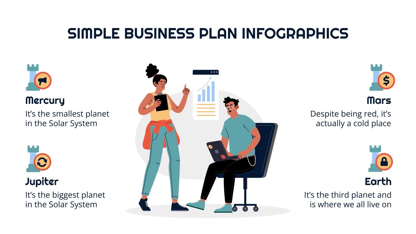 Simple Business Plan Infographics Template