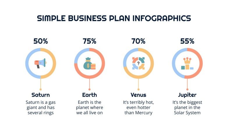Simple Business Plan Infographics Template
