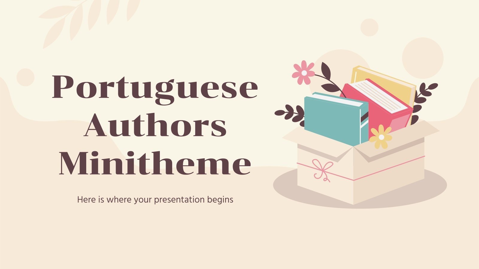 Portuguese Authors Minitheme Presentation