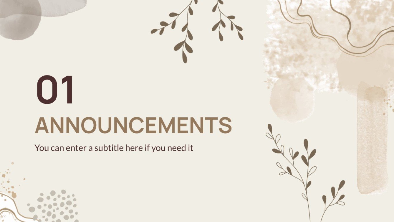 Sand Tones Newsletter Presentation